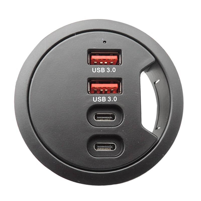 USB3.0 4-Port Hub Dual Type-C Dual USB Splitter Sm... – Grandado