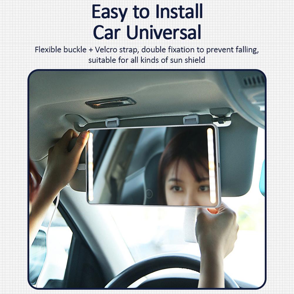 Car Makeup Mirror Auto Sun Visor Mirror Large Car ... – Grandado