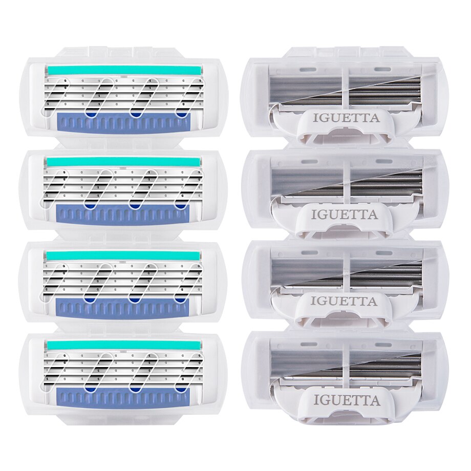 IGUETTA 8pcs Men's Manual Razor Blades Are Sha... – Vicedeal
