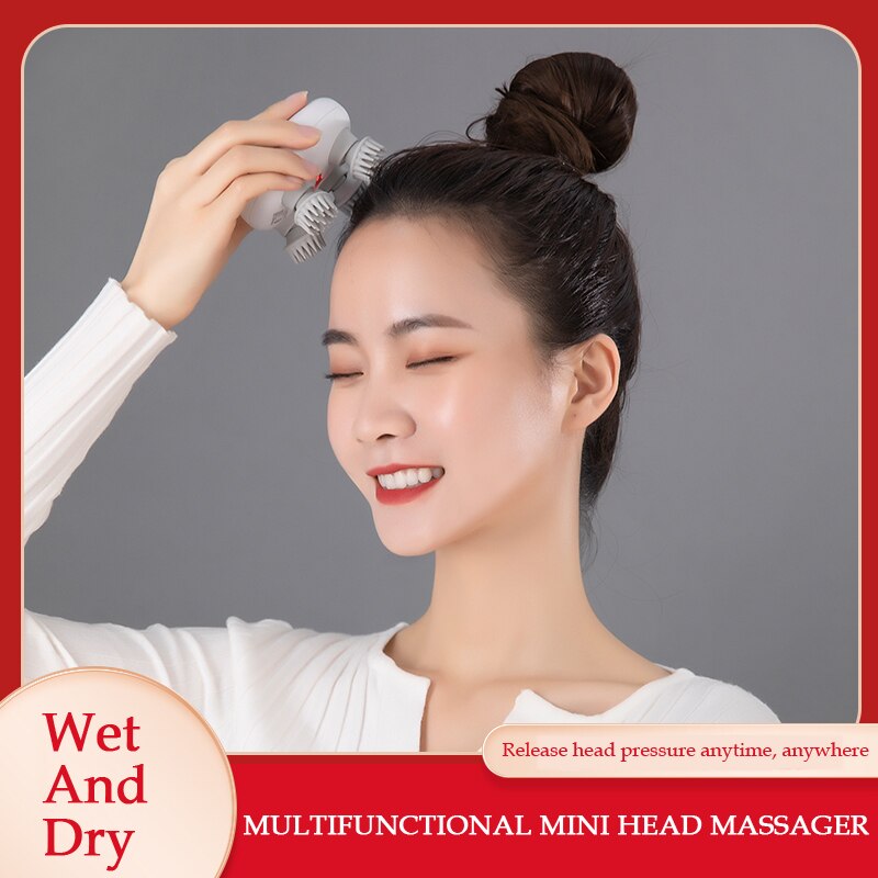 Smart Head Scalp Massager USB Charging Waterproof ... – Vicedeal