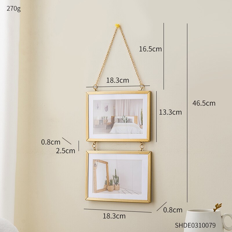 Nordic Home Decoration Wall Picture Frame Metal Ha... – Vicedeal