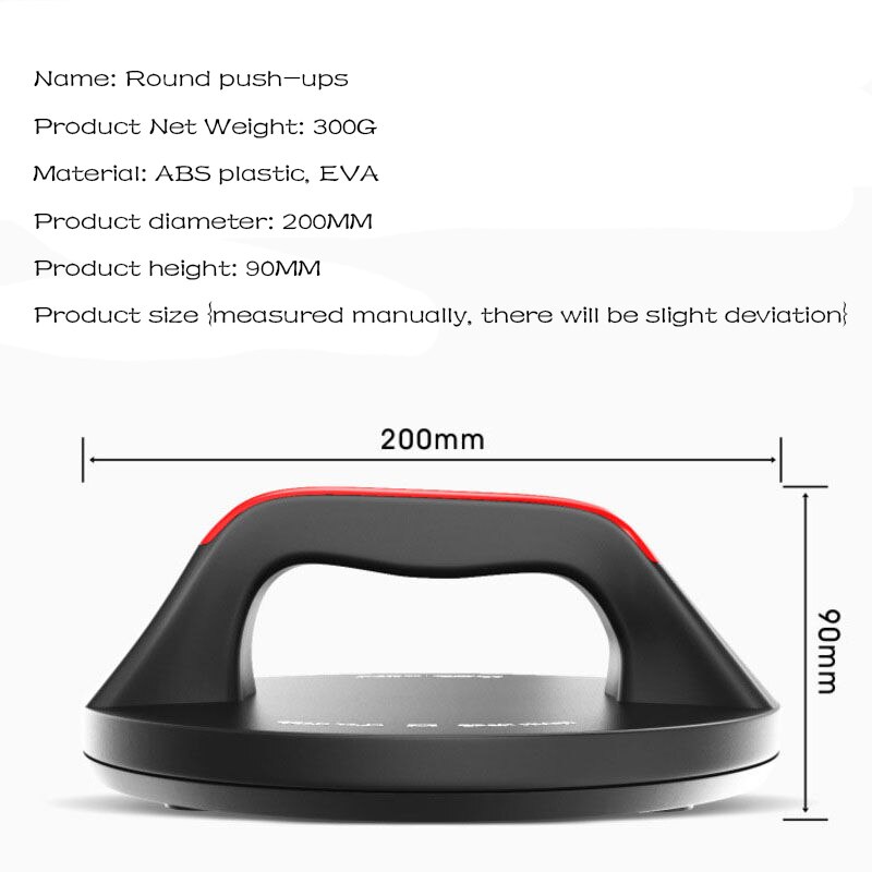 1 Pair Fitness Rotary Push-ups Reinforced Arm Musc... – Grandado