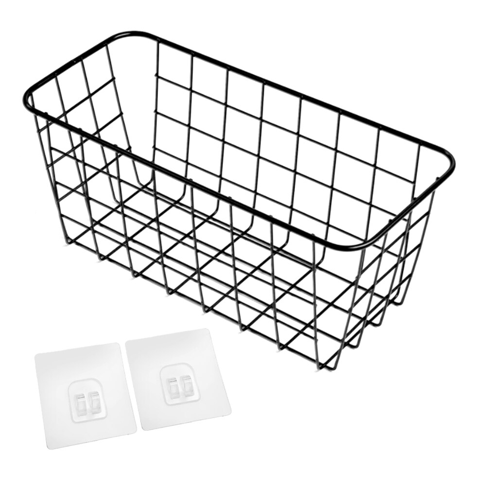 Multifunction Wall Mounted Iron Net Storage Basket... – Vicedeal