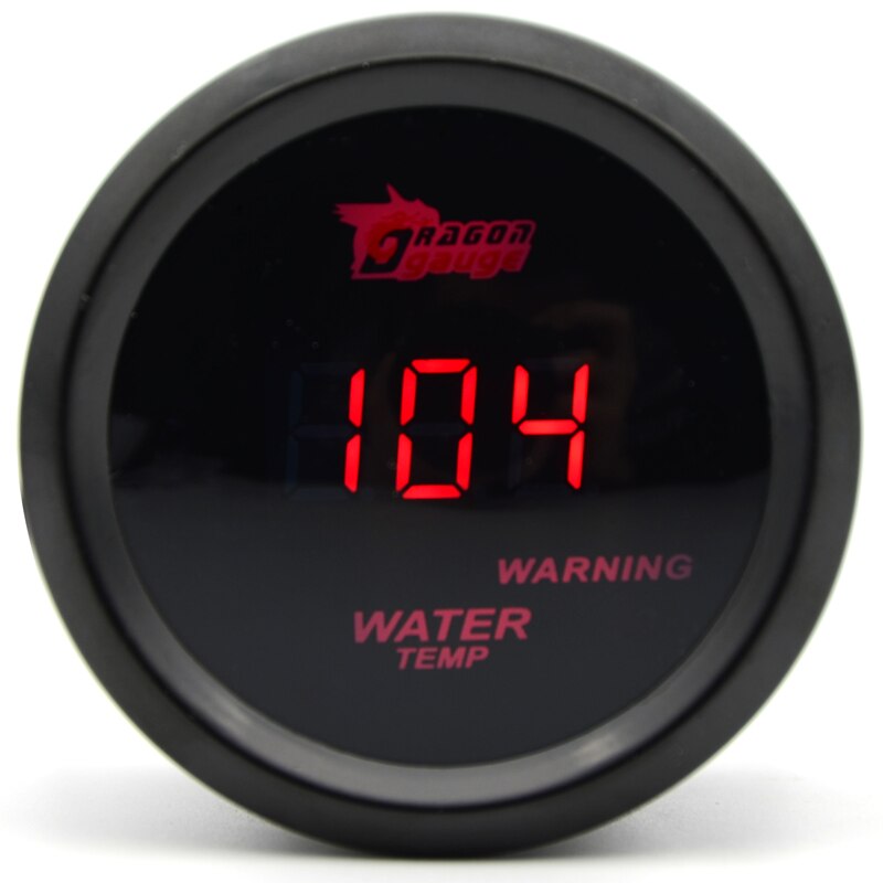DRAGON GAUGE 52MM Water Temp Gauge Digital Red led... – Vicedeal