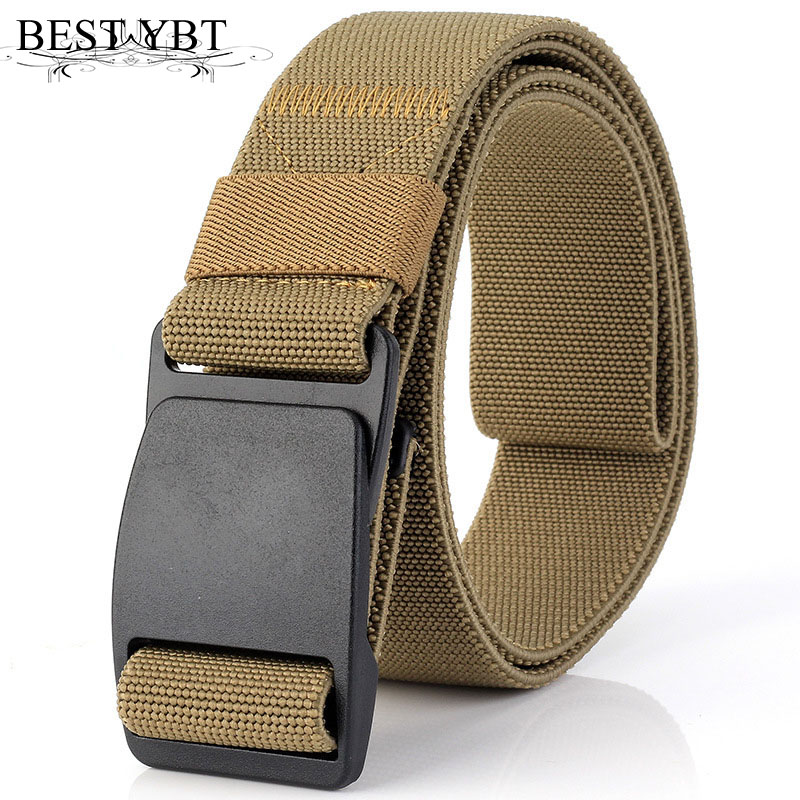Best YBT Unisex Belt Canvas Plastic Press buckle W... – Grandado