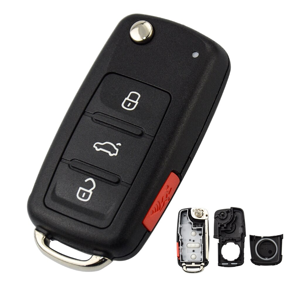 Okeytech 2/3/3+1 knapp oskuren haa blad bilnyckel ... – Grandado