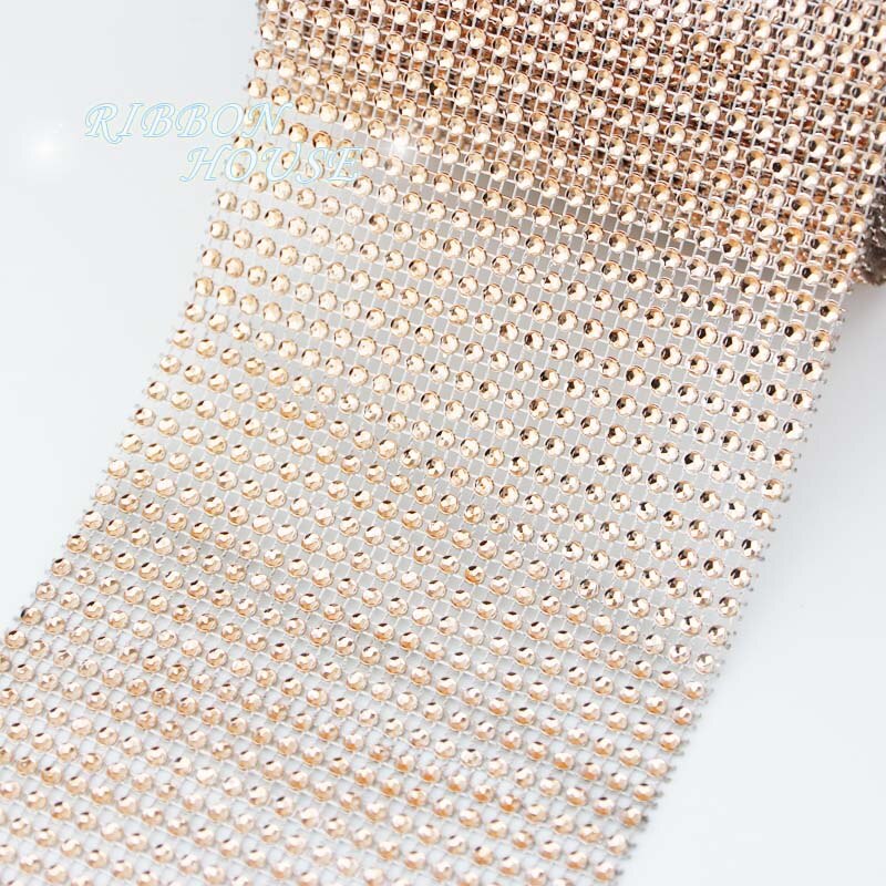 1 meter Rhinestone Roll Tape Tulle Crystal Mesh Wr... – Vicedeal