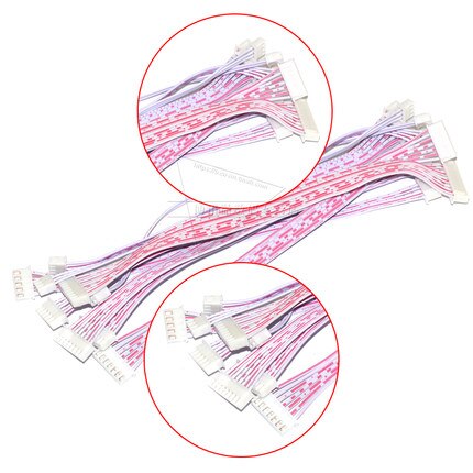 XH red and white cable electronic wire connection ... – Grandado
