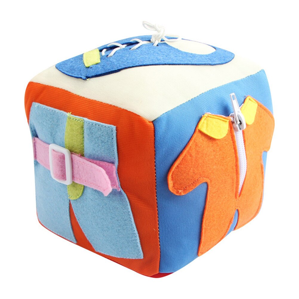 Plush Dressing Blocks Toy Button Buckle Lace up Zi... – Grandado