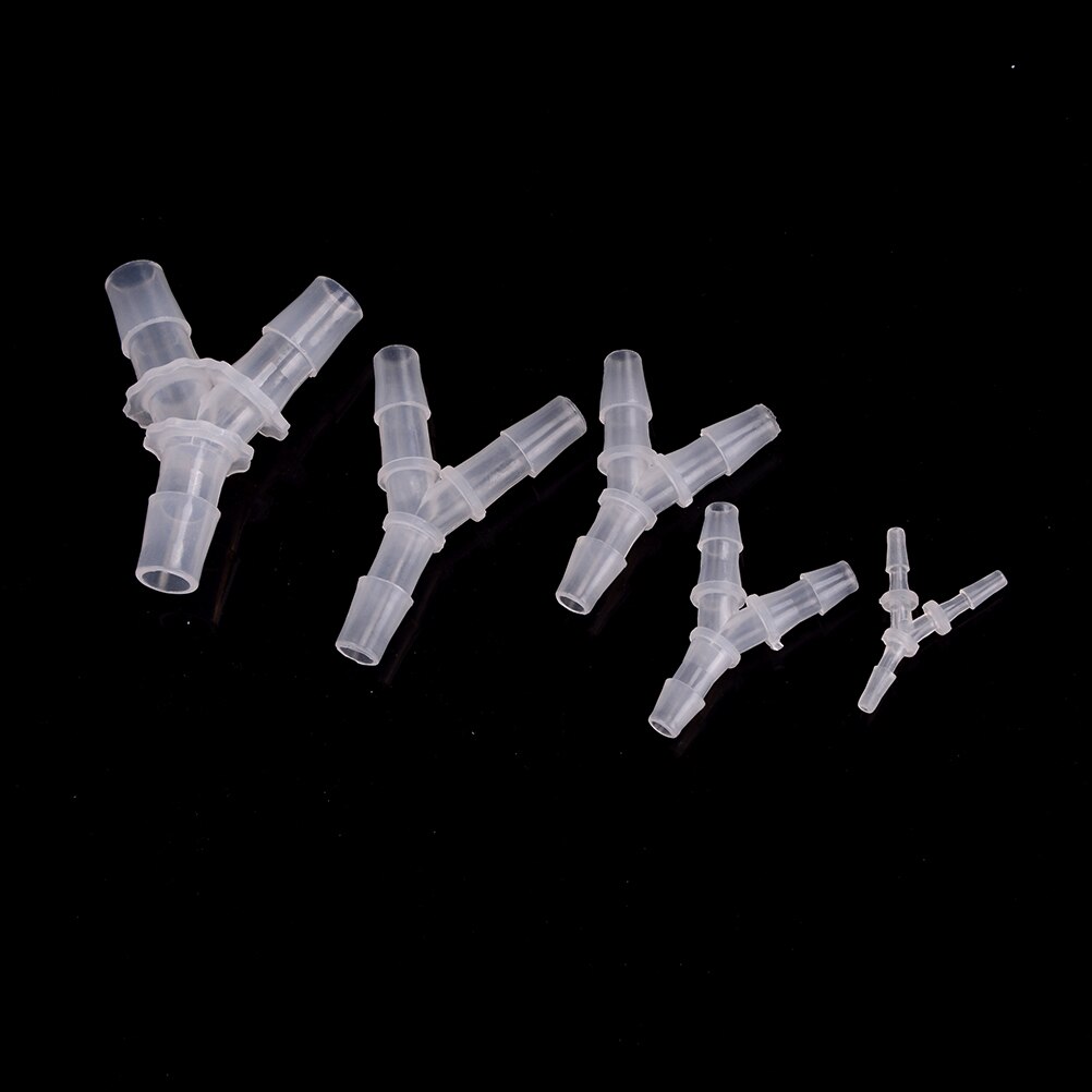 ZLinKJ 1pcs 3 5 12 7mm Y Type Hose Equal Tee Plast Grandado zlinkj-1pcs-3-5-12-7mm-y-type-hose-equal-tee-plast-grandado