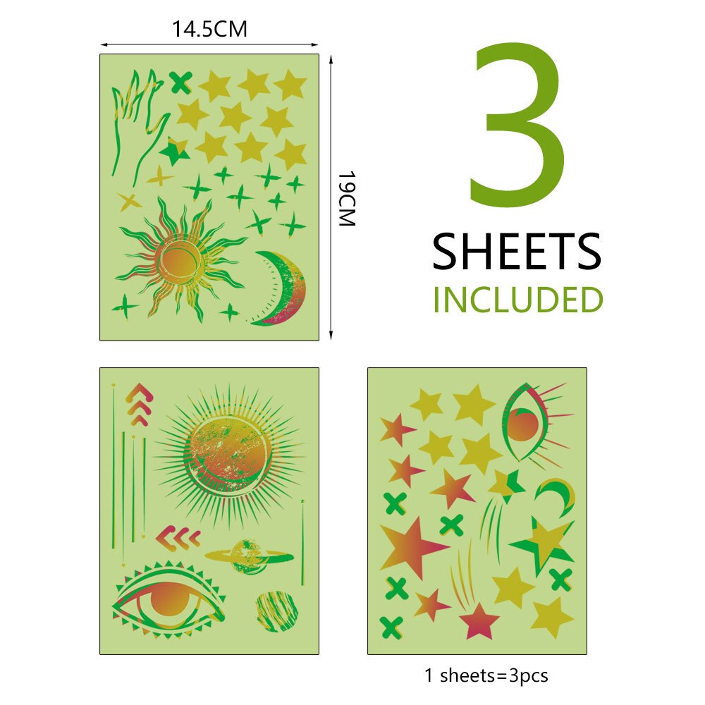 Luminous Wall Stickers Eyes Stars Lights Off Lumin... – Vicedeal