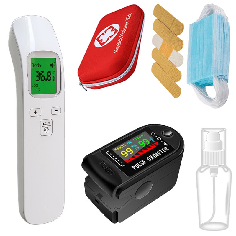 Human body thermometer SPO2 PR PI Oximeter Non-con... – Grandado
