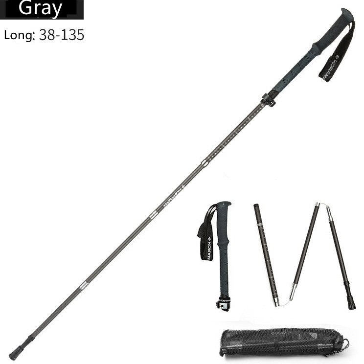 Folding Trekking Pole Outdoor Pole for Hiking Moun... – Grandado