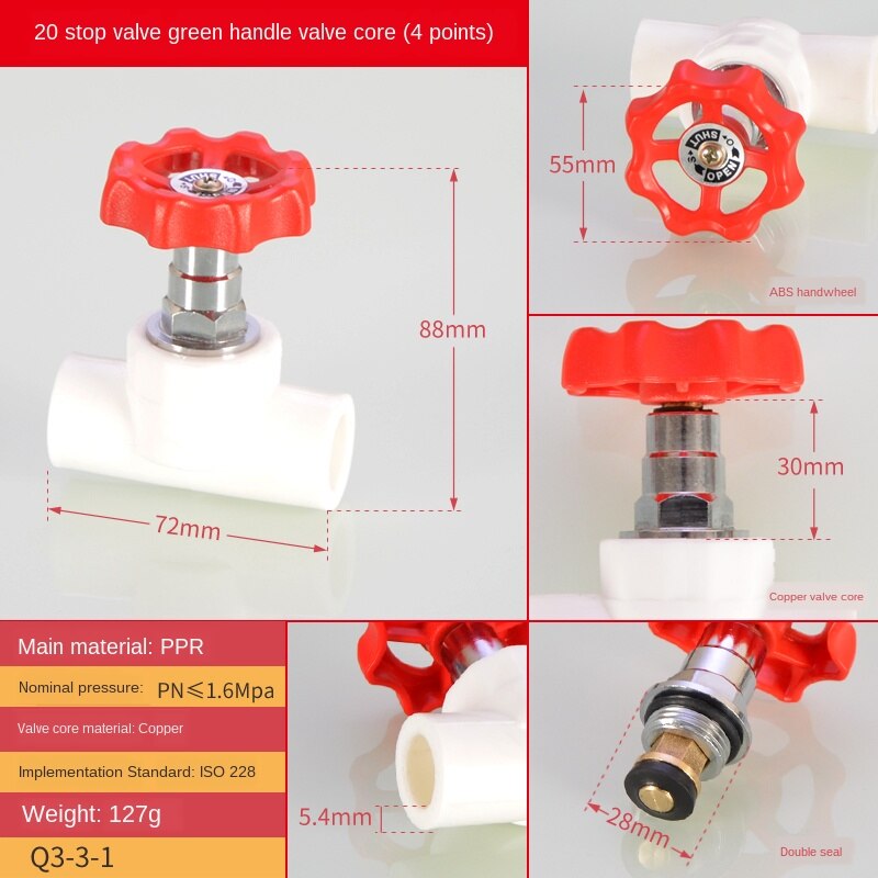 PPR -melt tap water pipe fittings joint 1/2 IN 3/4... – Grandado