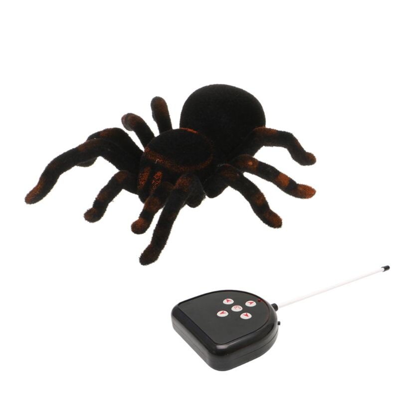 Remote Control Soft Scary Plush Creepy Spider Infr... – Vicedeal