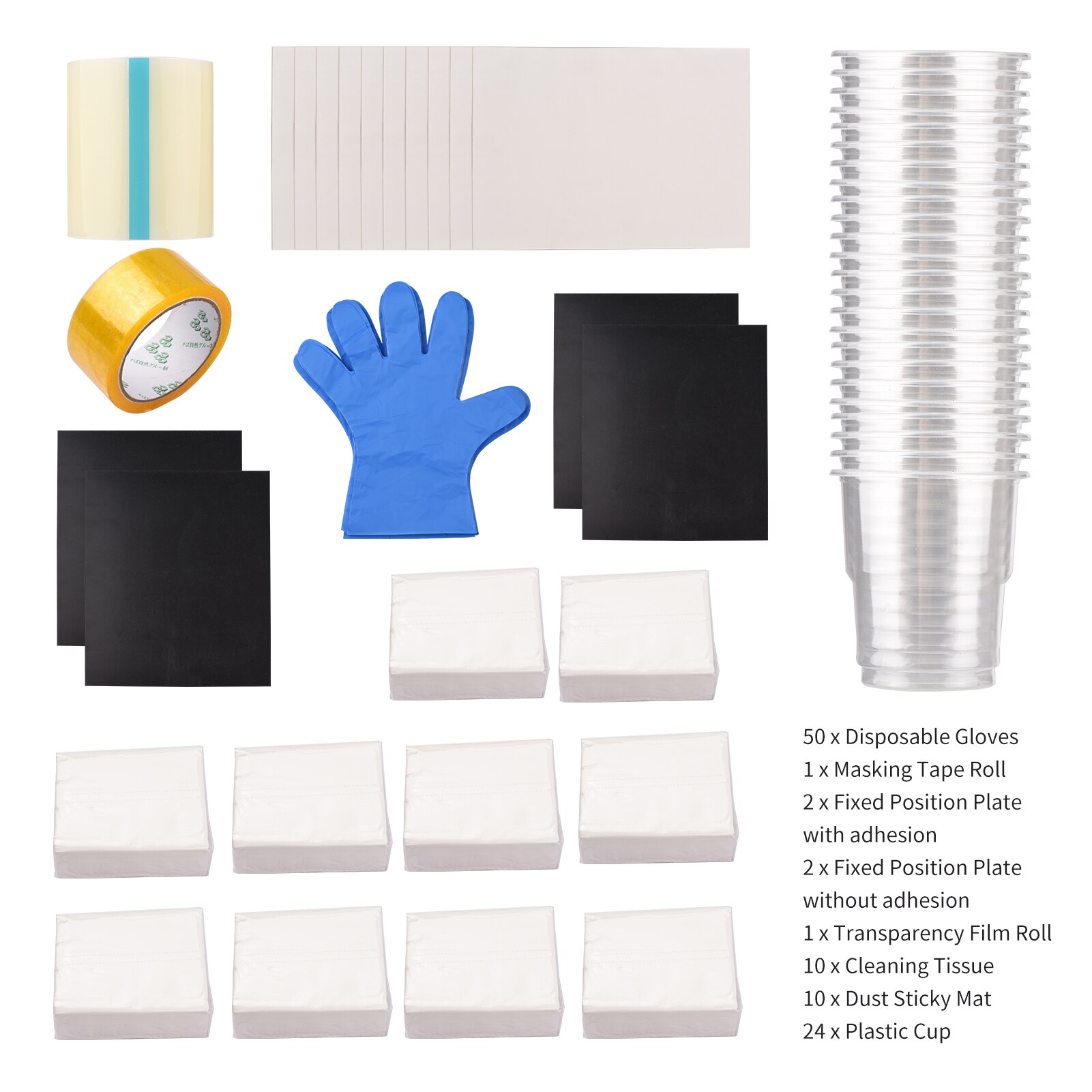 Screen Printing Starter Tools Kit with 50pcs Dispo... – Grandado