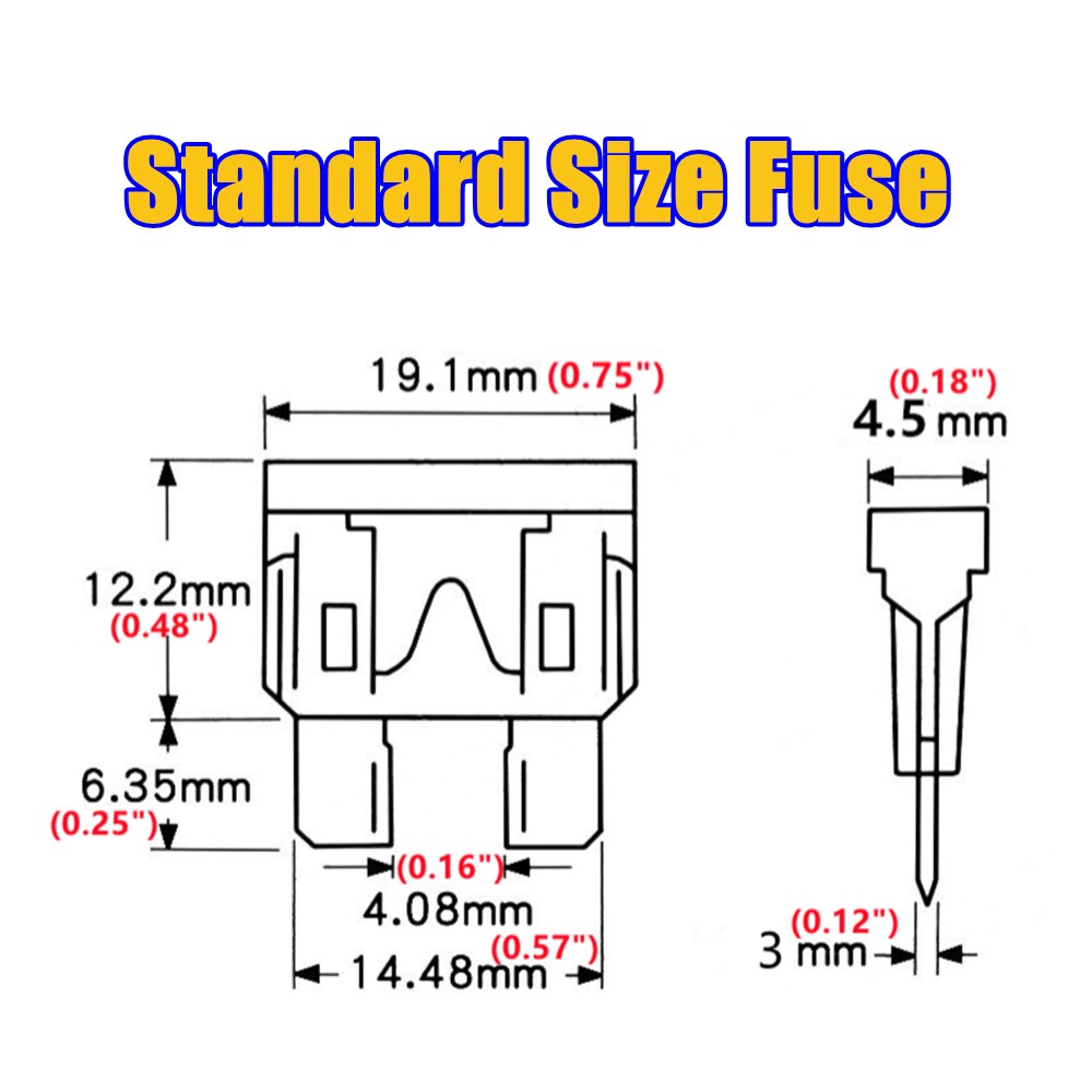 200 Pcs Car Fuses Assortment Set Blade Type Fuse 2... – Grandado