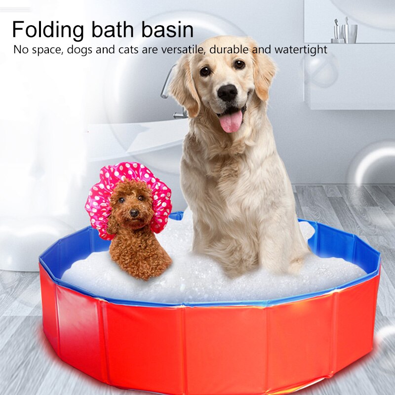 Household Pet Bathtub Folding Basin Dogs Cats Pupp... – Grandado