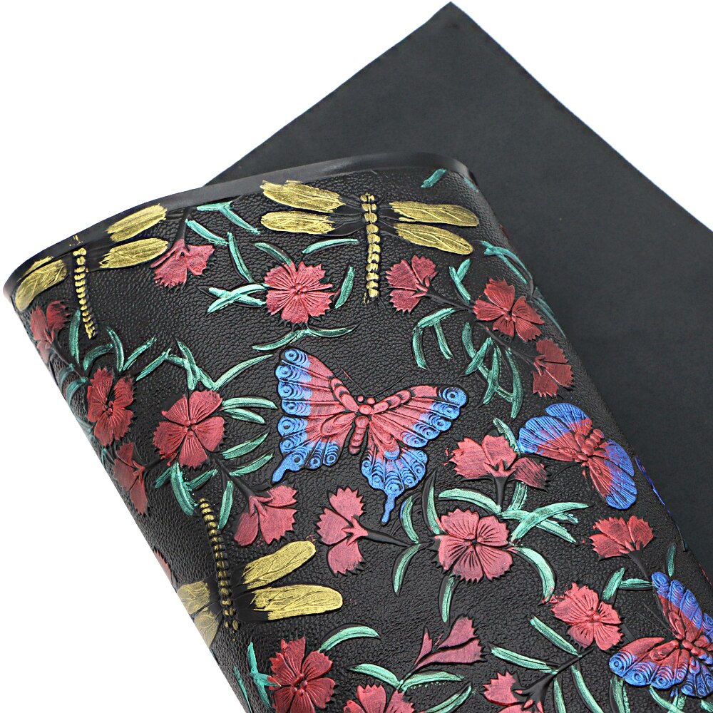 50*60Cm Bloem Vlinder Reliëf Bump Textuur Kunstlee... – Vicedeal