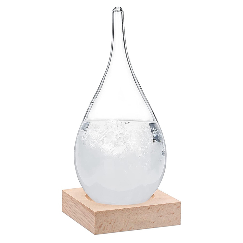 Storm Glass Weather Station-Shaped Weather Predict... – Grandado