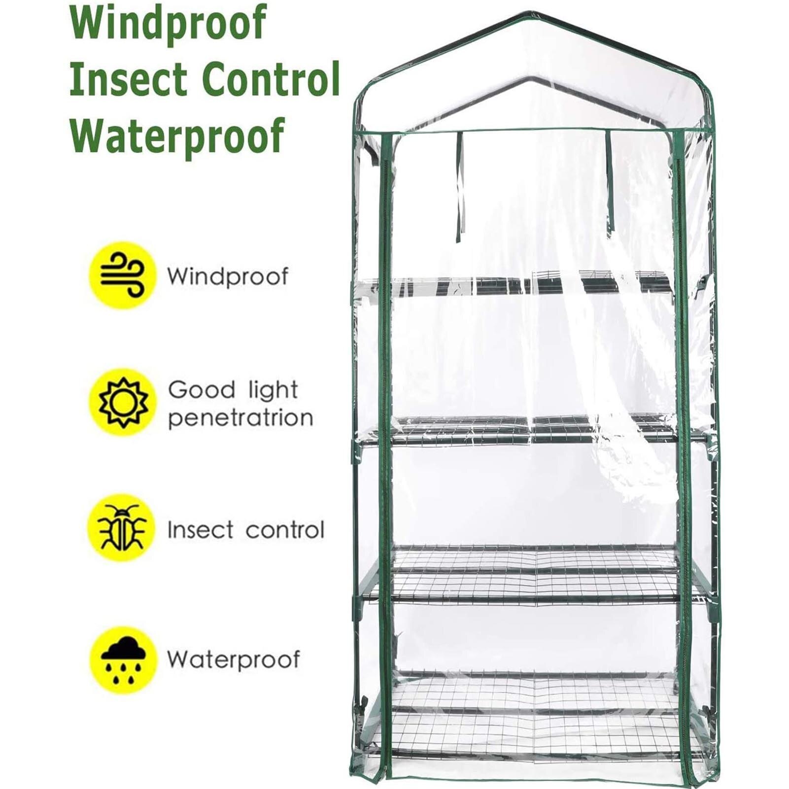 Pvc varm have tier mini husholdnings plante drivhu... – Vicedeal