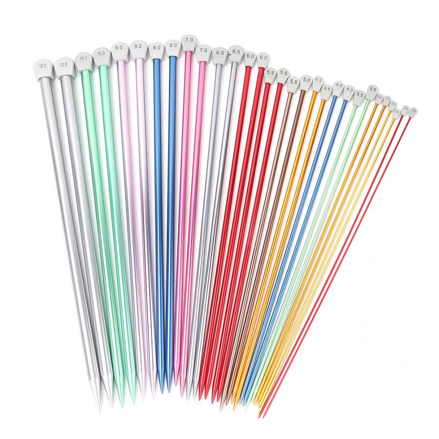 15Pcs/Set 35cm Knitting Needles Colorful Oxidized ... – Vicedeal