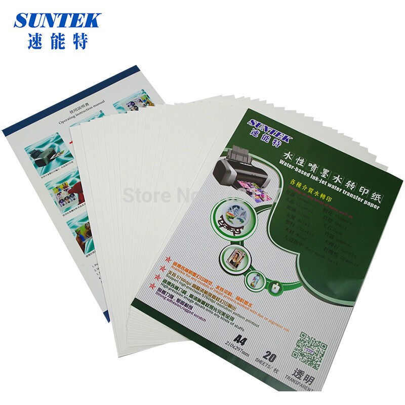 T04 A4 Inkjet papel transfer papier water slide de... – Vicedeal