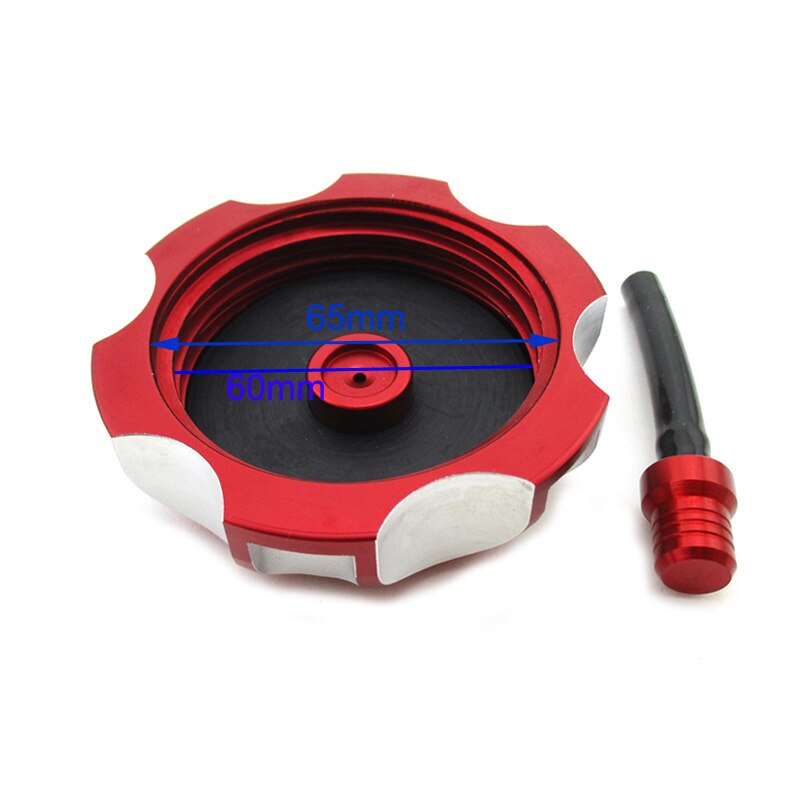 XLJOY Red CNC Aluminum Fuel Gas Tank Cap With Vent... – Grandado