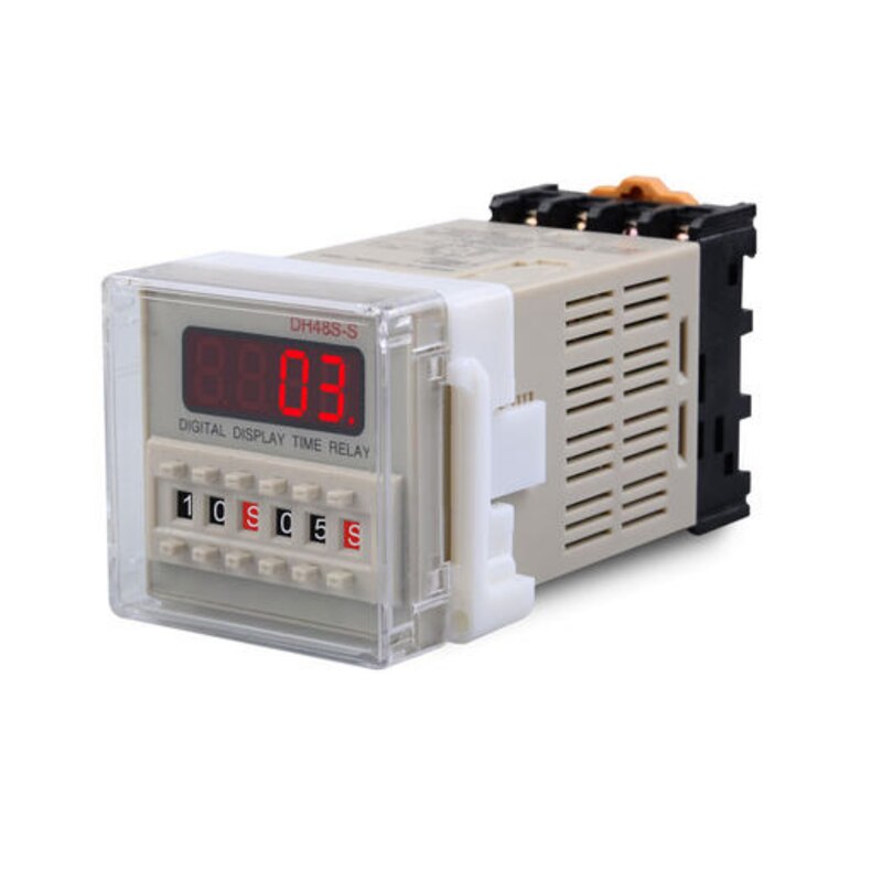 00~99 Din type digital timer meter S,M,H , 0.1S,0.... – Grandado