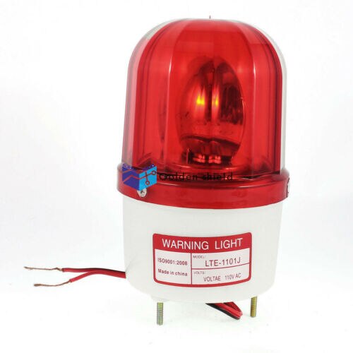 LTE-1101J Red DC24V Flash Siren Emergency Rotary S... – Grandado