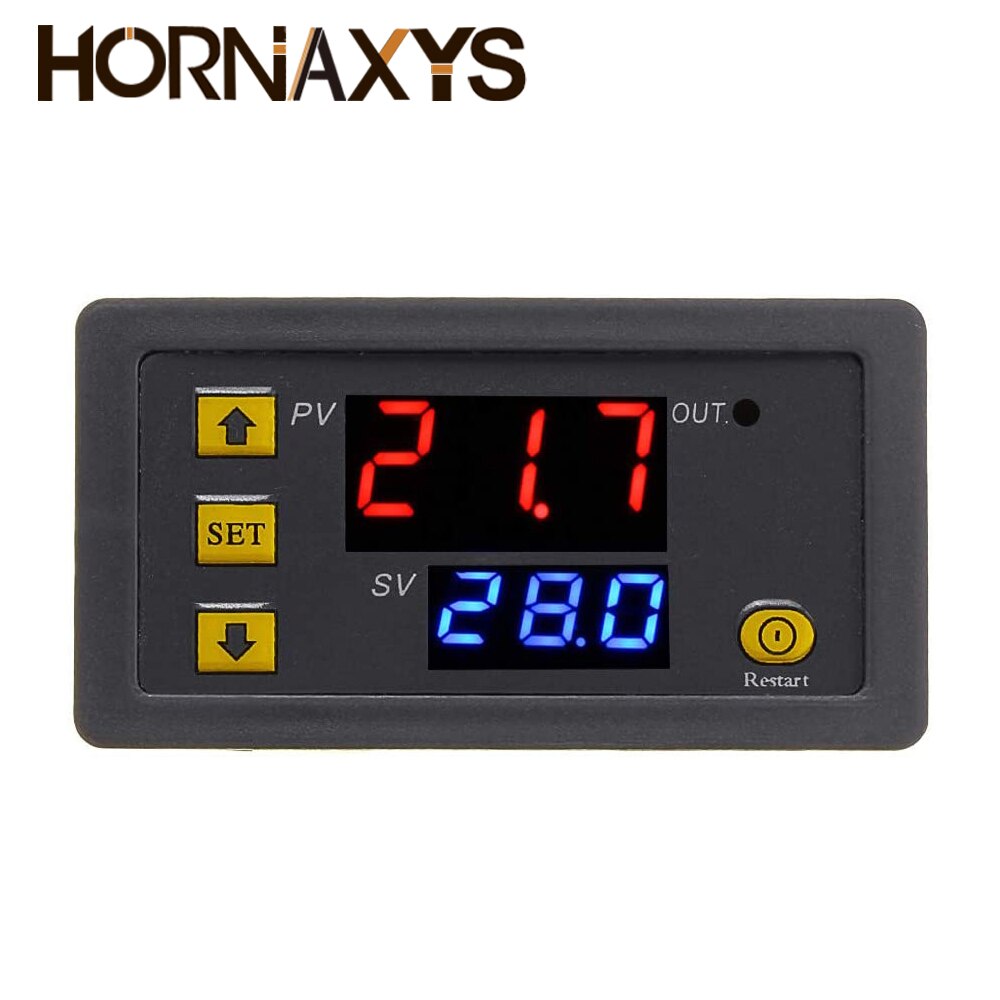 W3230 Mini Digital Temperature Controller 12V 24V ... – Grandado