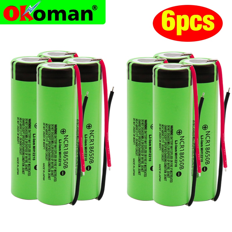 Original 18650 Rechargeable Batteries NCR18650B 3.... – Grandado