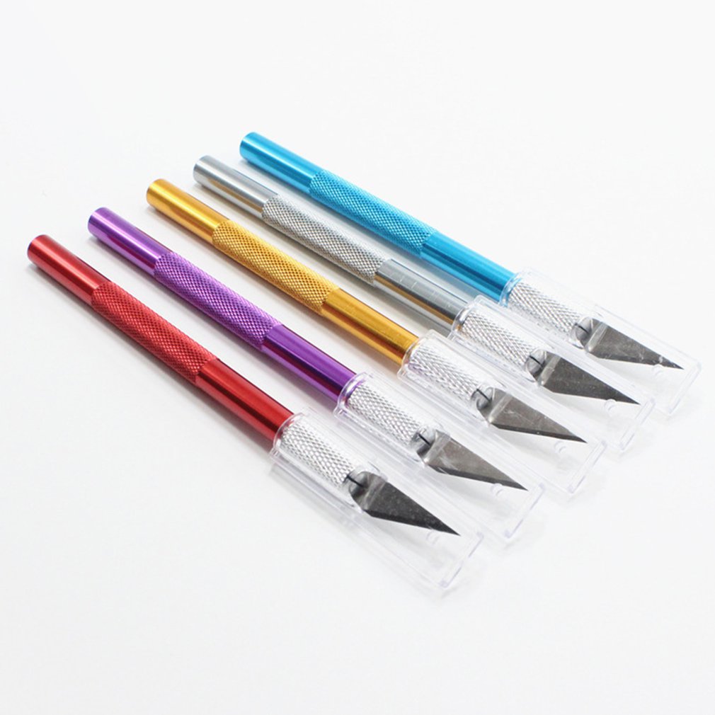 7 colors Metal Scalpel Knife 11# Blades Non-slip C... – Vicedeal