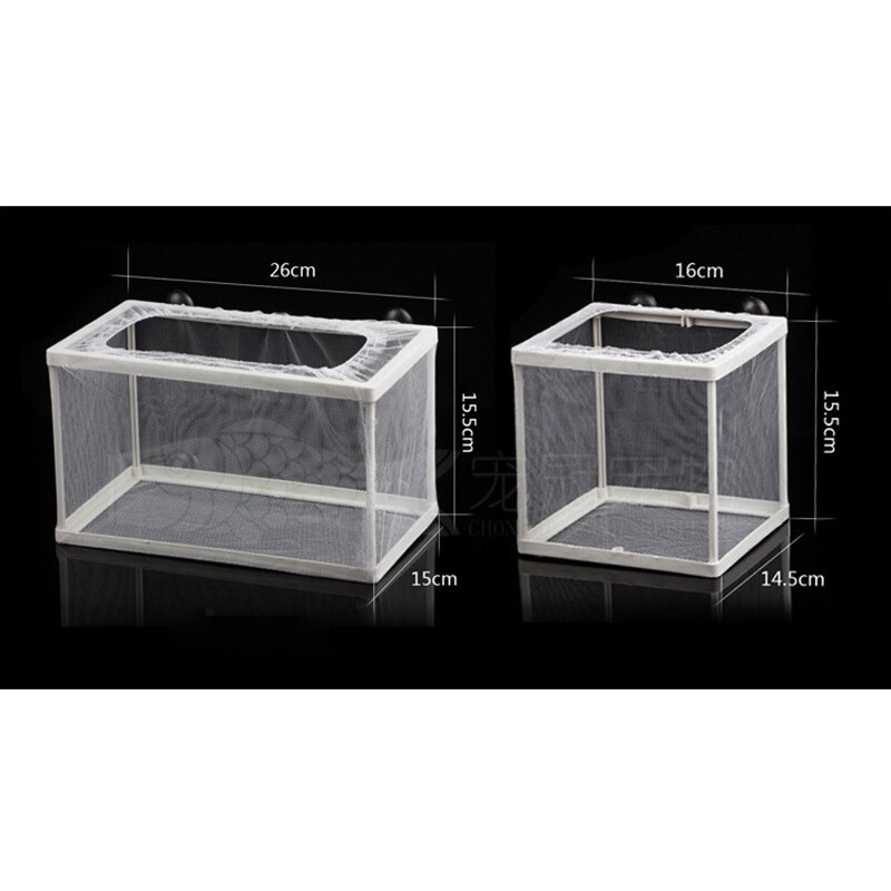 White Aquarium Net Isolation Box Small Fry Breedin... – Grandado