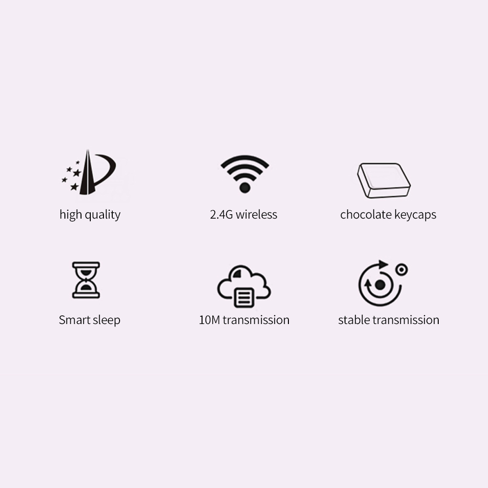 Mofii 666 Keyboard Mouse Combo Wireless 2 4g Mixed Grandado