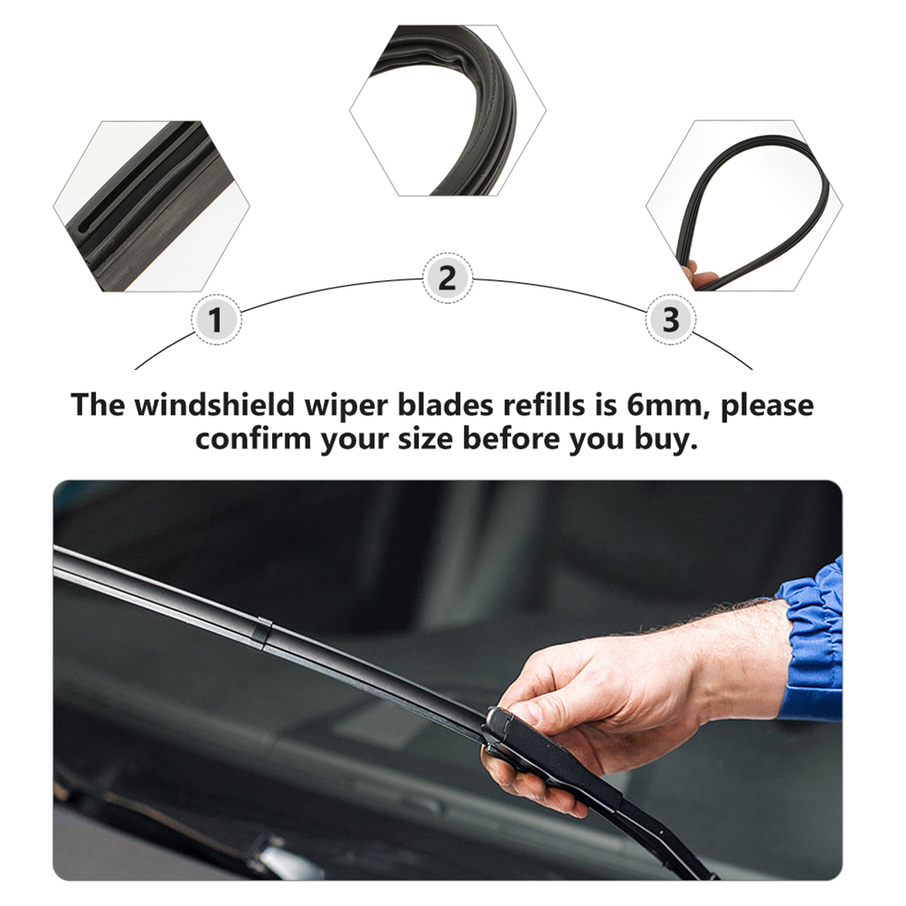 2 Stuks Auto Voorruit Auto Speciale Ruitenwisserbl... – Vicedeal