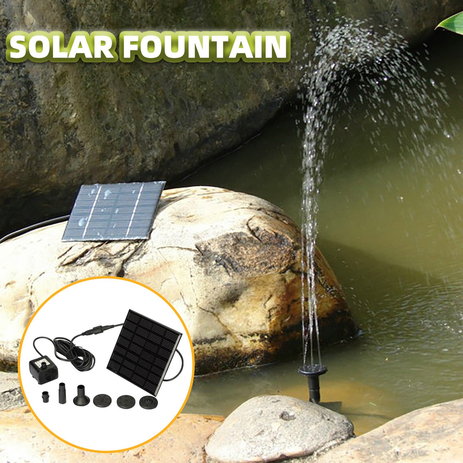 Zomer Outdoor Solar Fontein Drijvende Solar Fontei... – Grandado