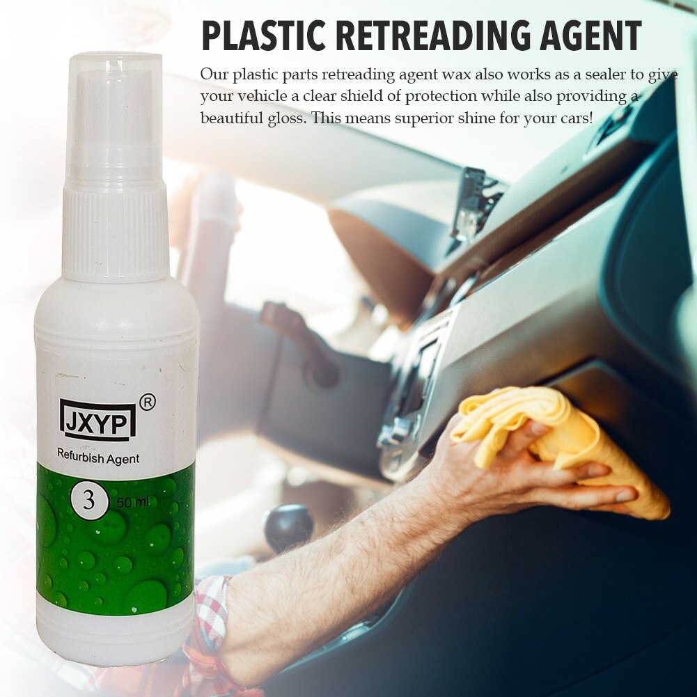 50mL Auto Plastic Parts Retreading Agent Wax Autom... – Vicedeal
