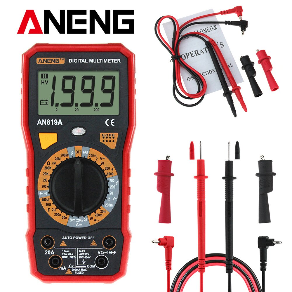 ANENG AN819A Digital Multimeter esr meter true rms... – Vicedeal