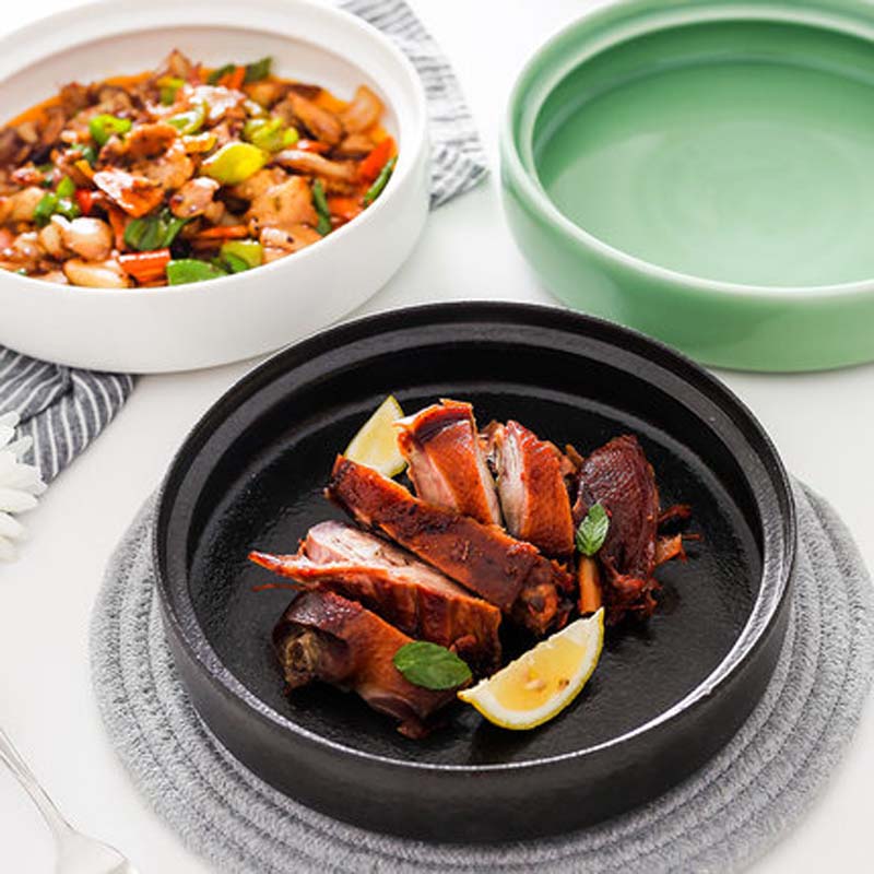 FANCITY Ceramic deep dish dish home large round so... – Grandado