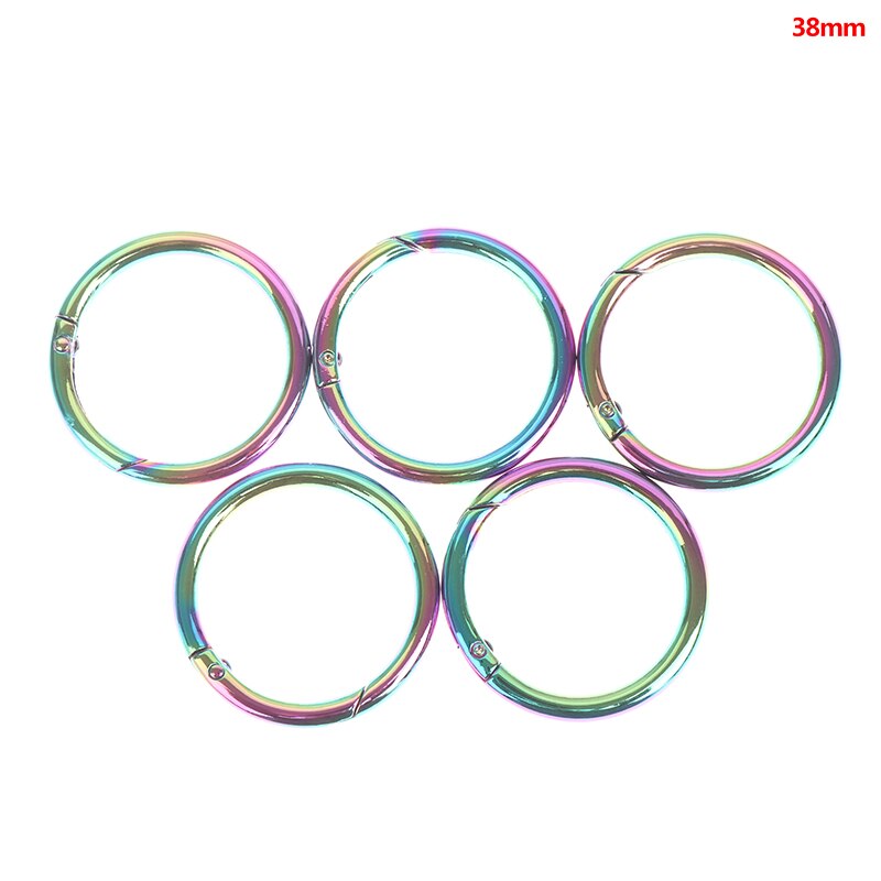 5pcs Metal Spring O-Ring Buckles Clips Carabiner P... – Vicedeal