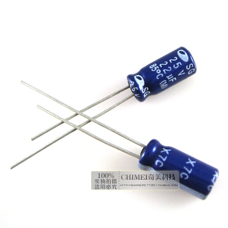 Electrolytic capacitor 25V 22UF capacitor – Grandado