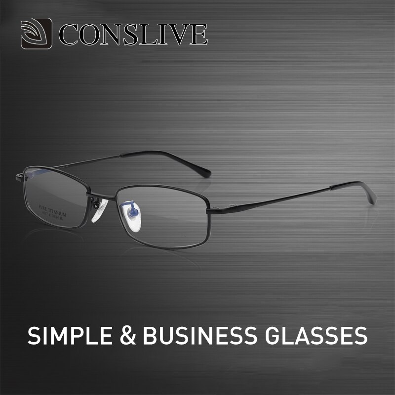Men Optical Glasses Frames Small Titanium Eyeglass... – Vicedeal