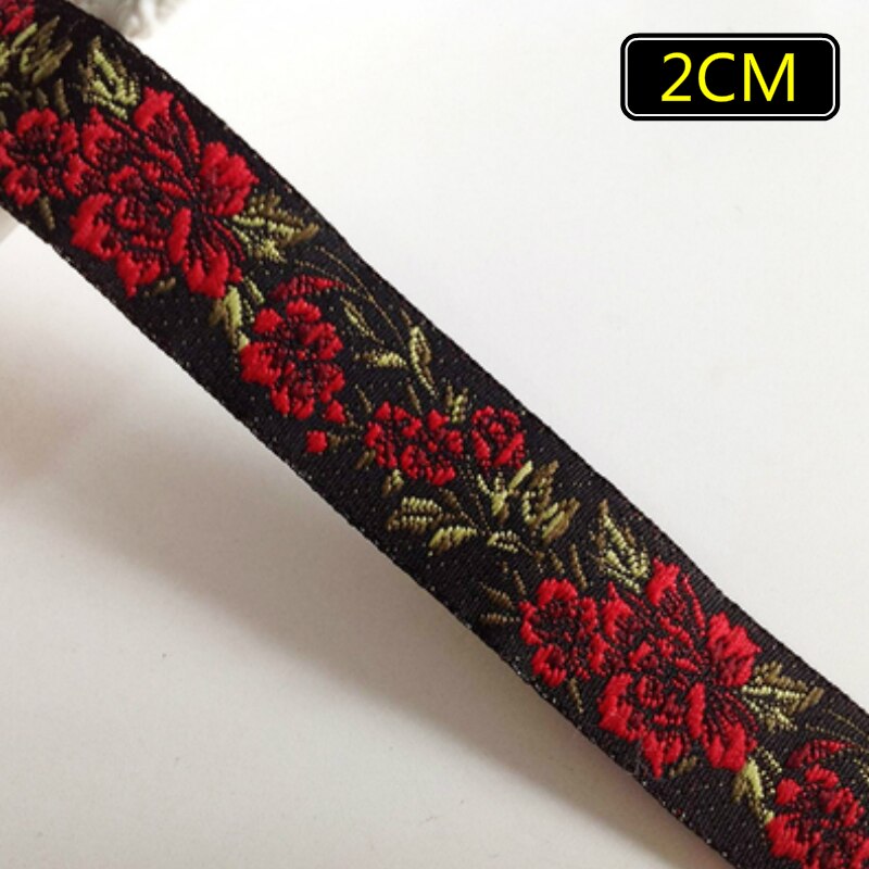 5 Yard/Lot 2 Cm 3.3 Cm 5 Cm Rode Roos Bloem Jacqua... – Grandado