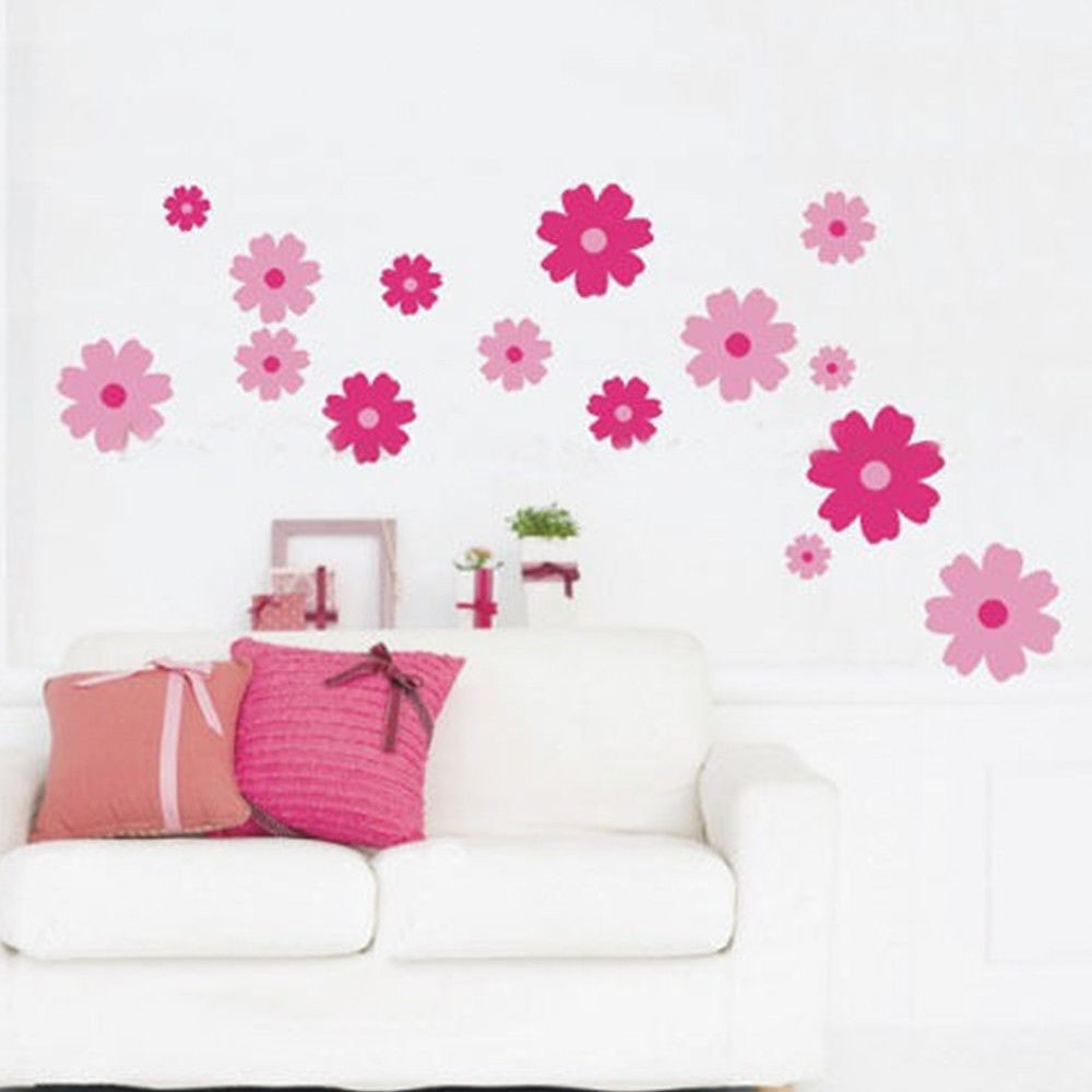 1 set Pink Flowers Home Decor Girl Children's ... – Vicedeal
