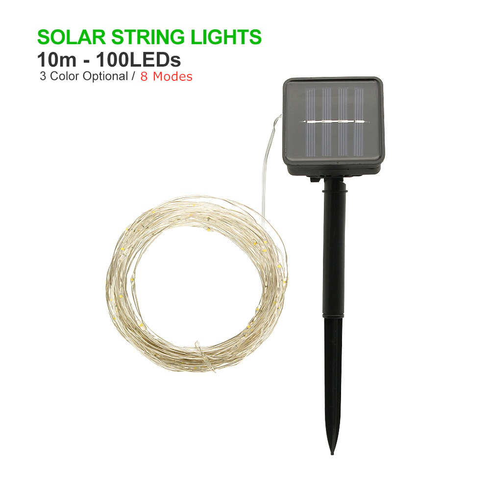 ANBLUB Outdoor 10M 20M LED Solar String Light Fair... – Vicedeal