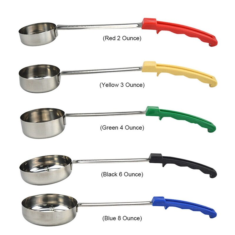 Pizza Spread Sauce Ladle Rubber Handle Flat Bottom... – Vicedeal