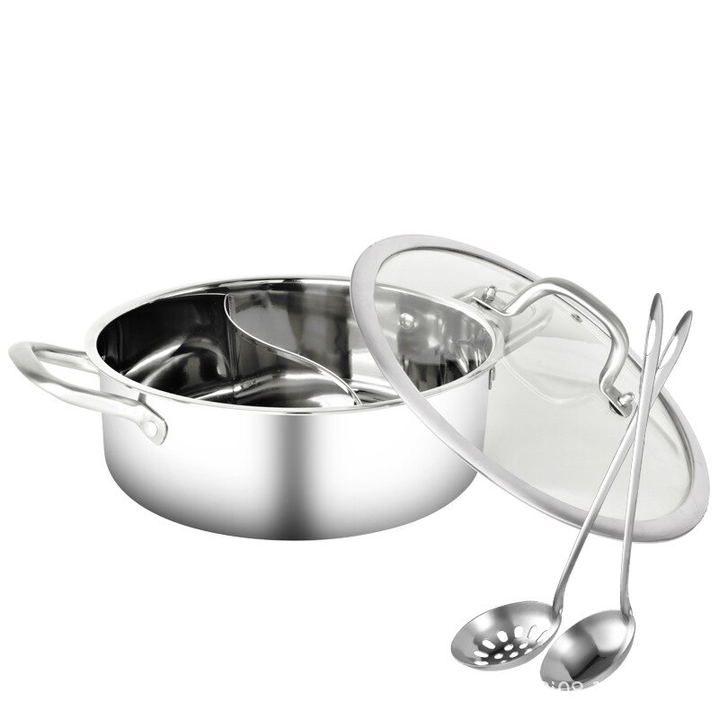 Home Kitchen Cookware Soup Cooking Pot Twin Divide... – Grandado