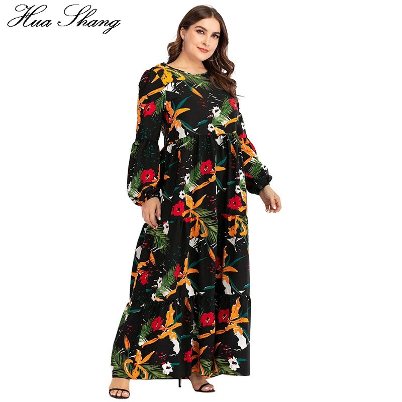 Plus Size Bohemian Dress Maxi Women Summer Long Sl... – Grandado