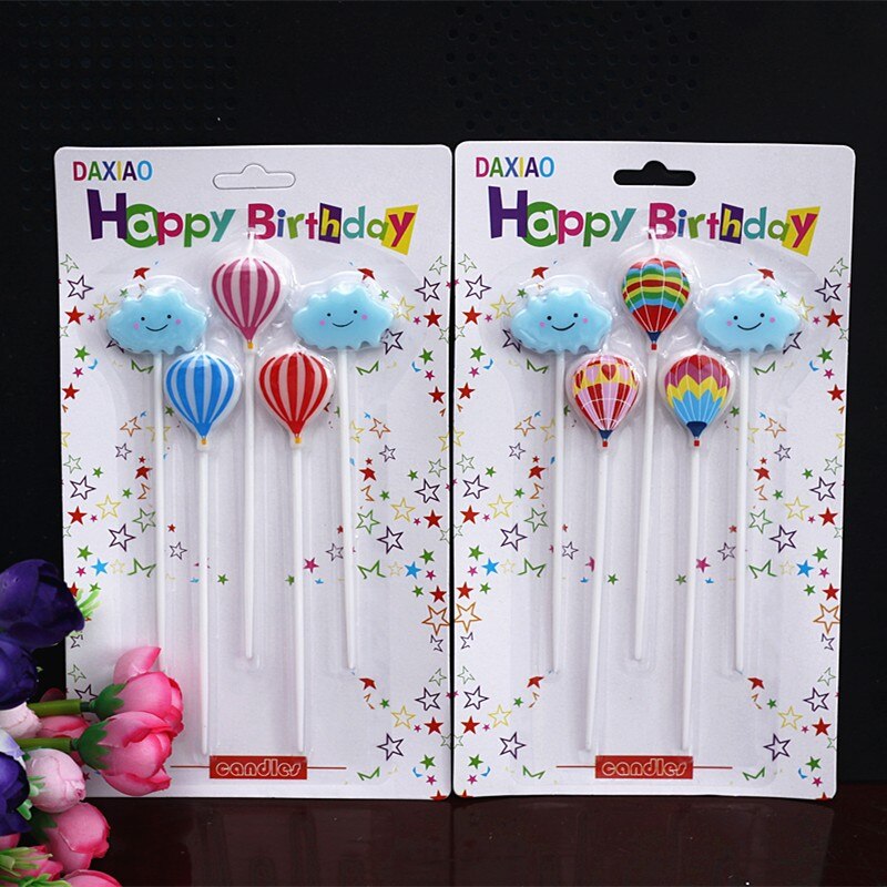 Birthday candle balloon cloud candle cake candle e... – Grandado
